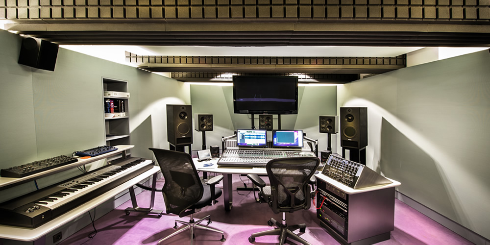 Nahrávací studia, zkušebny - Akustické materiály